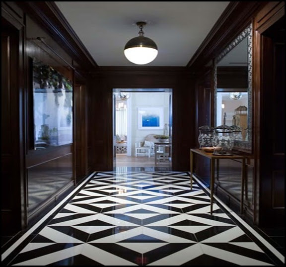 Good Life of Design: Black and White Floors